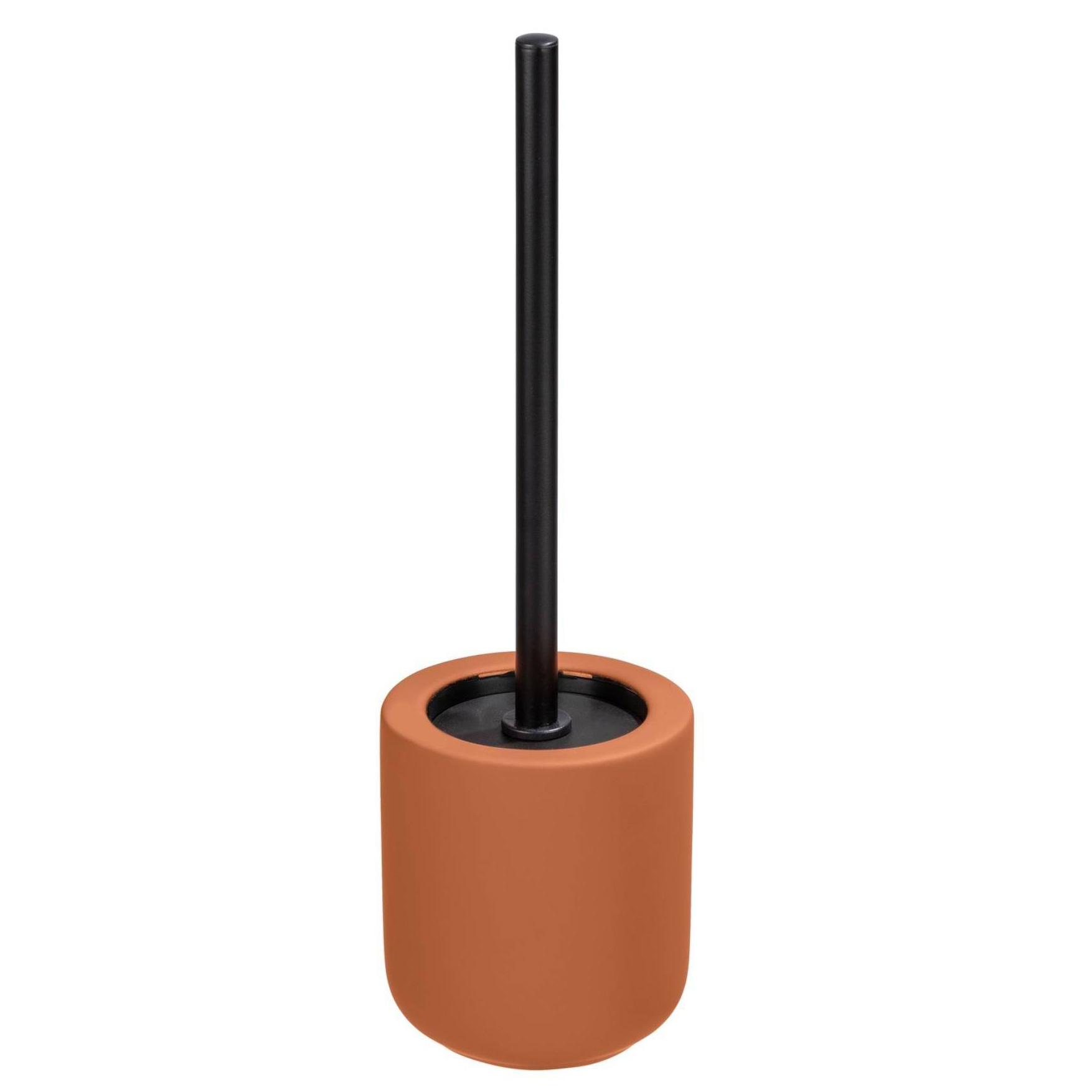 Szczotka do wc AVELLINO, ceramiczna, pomarańczowa | wenko-sklep.pl