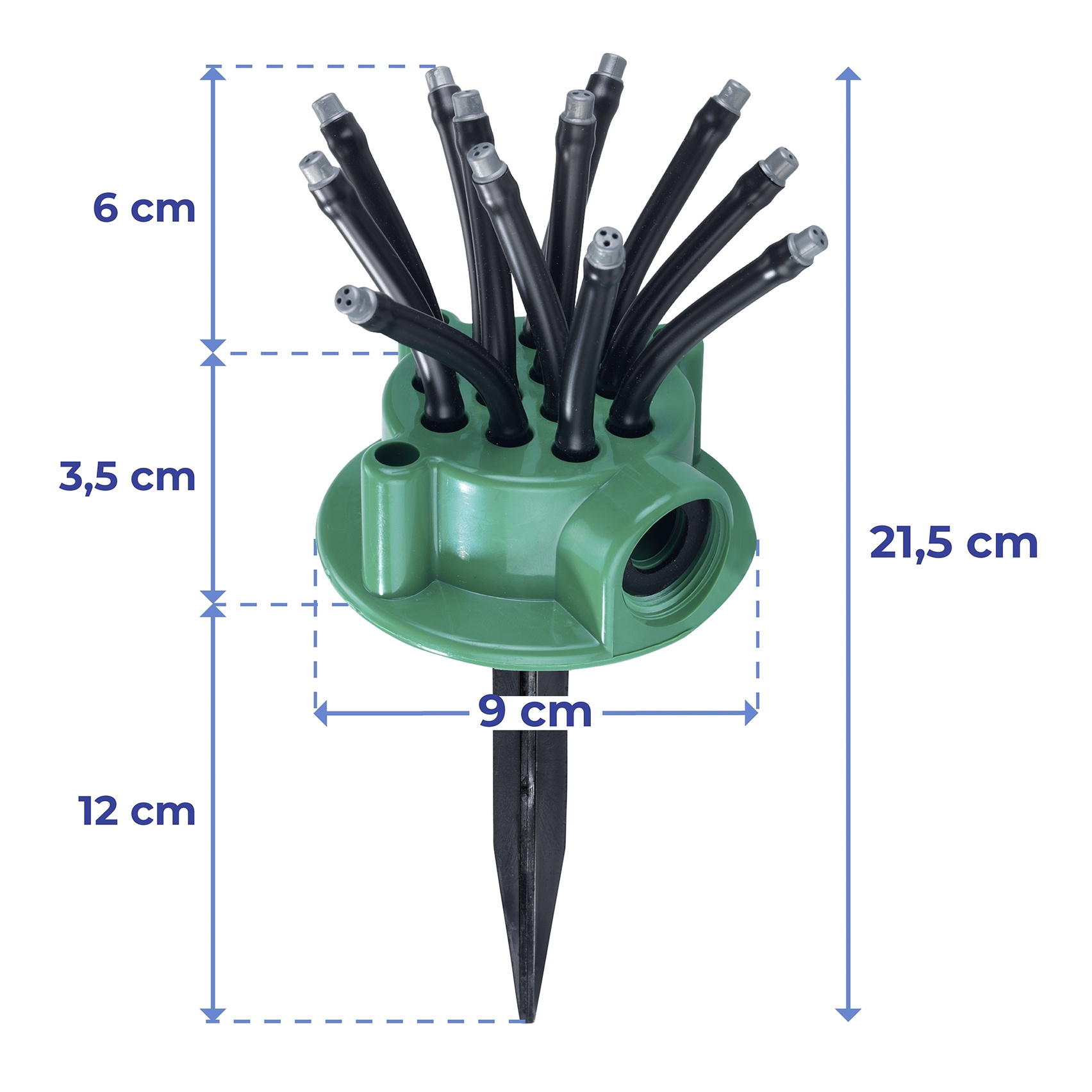 Spryskiwacz ogrodowy, 12 elastycznych węży, Maximex | wenko-sklep.pl