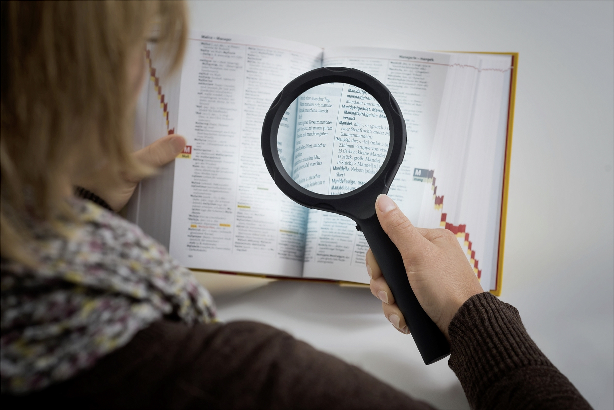 Uniwersalna lupa z diodami LED, Ø 8,5 cm, Maximex | wenko-sklep.pl